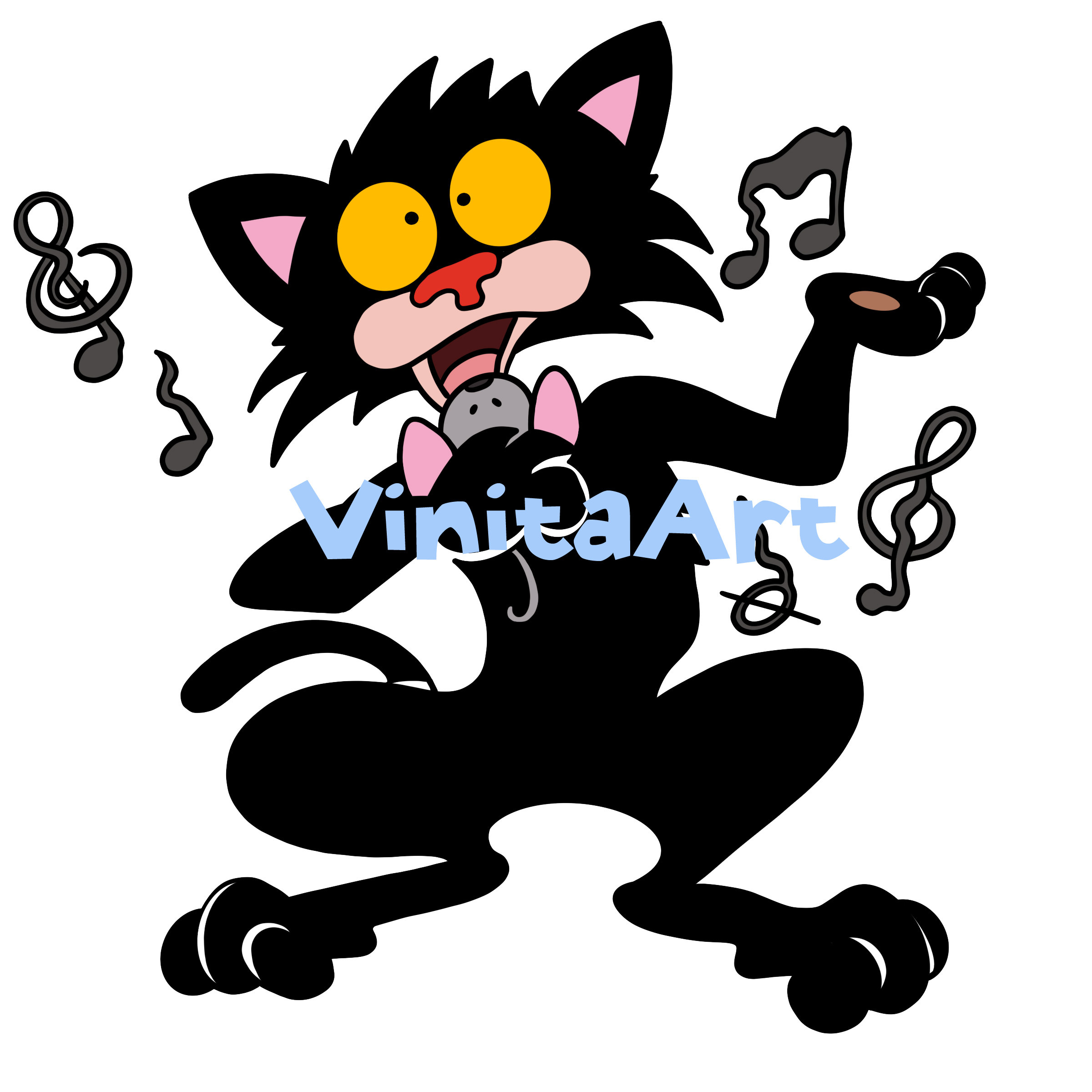 Mean Kitty Clipart