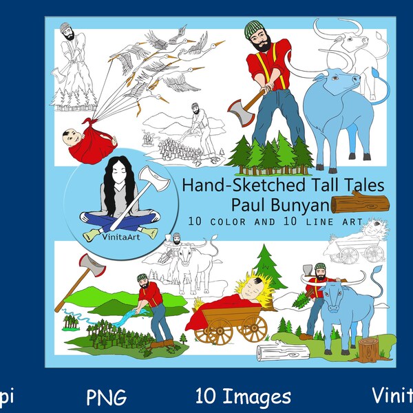 Paul Bunyan - Etsy