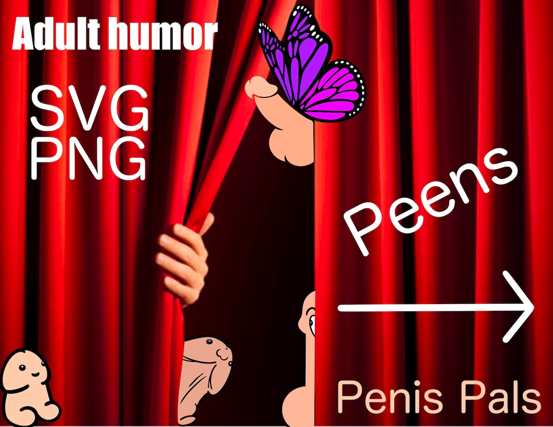 Excited Cartoon Penis SVG, Erotic Art SVG, Adult Clipart, Large Penis ...
