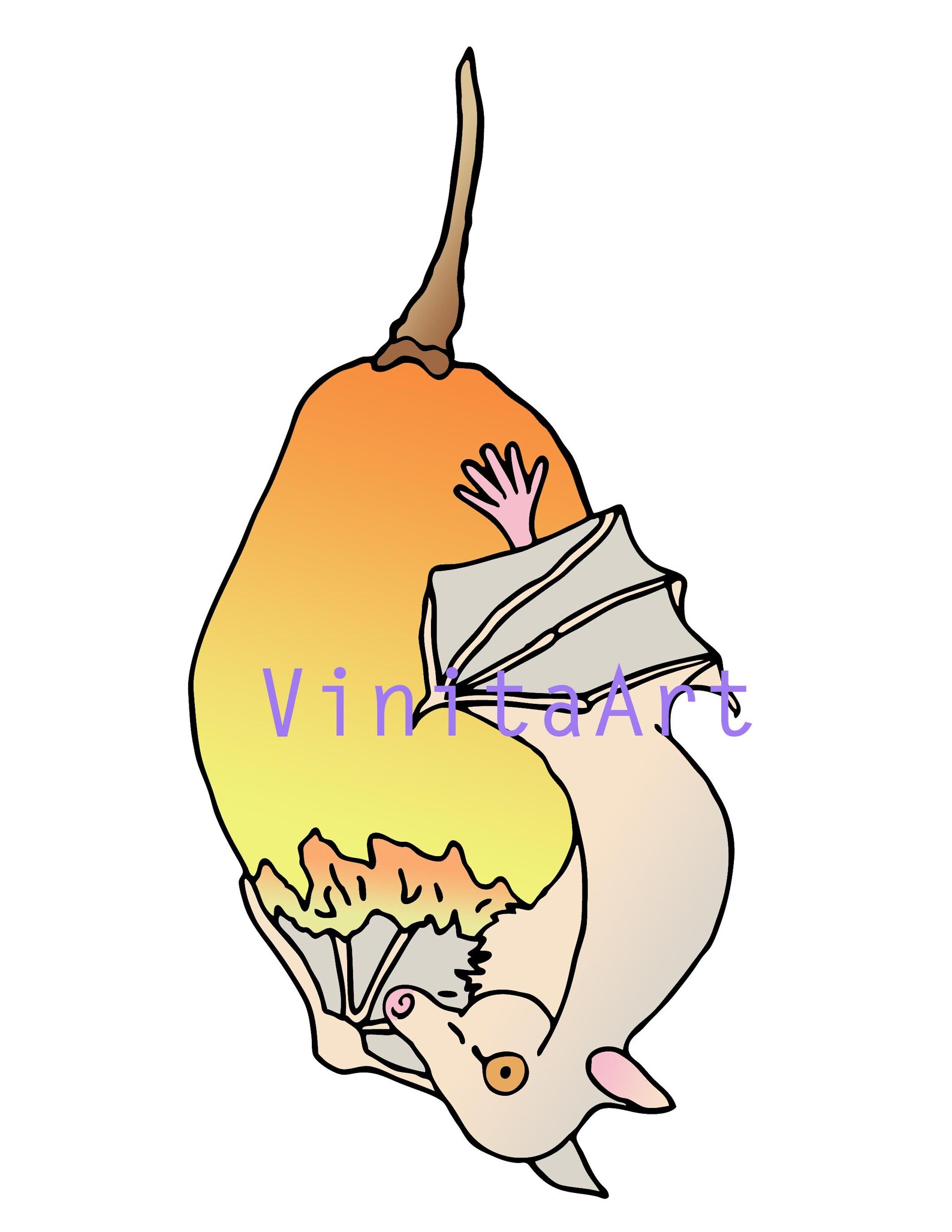 Stellaluna Story Book Clip Artstella Luna Digital - Etsy