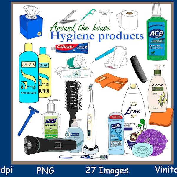 Hygiene Clipart - Etsy