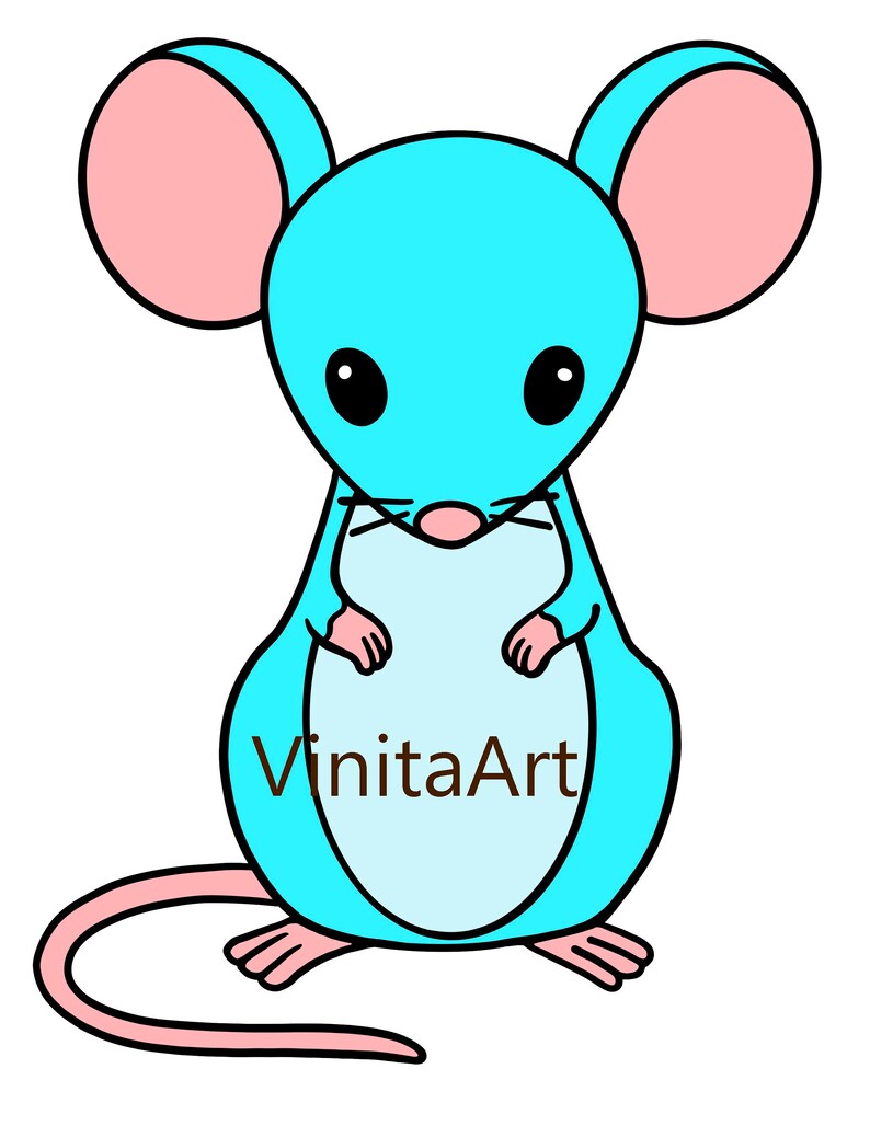 Mice Clipart Mouse Clip Art Digital Download Printable the - Etsy