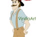 Mike Fink Tall Tales Digital Clip Art Wild West Keel - Etsy