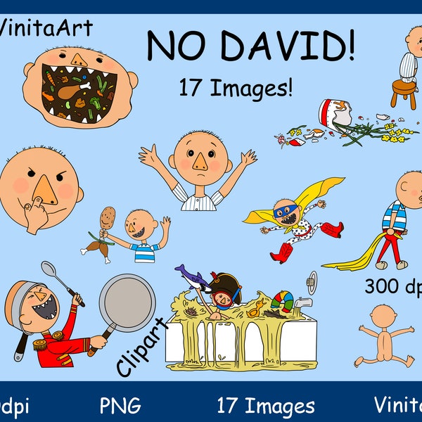 No David Plush Doll - Etsy