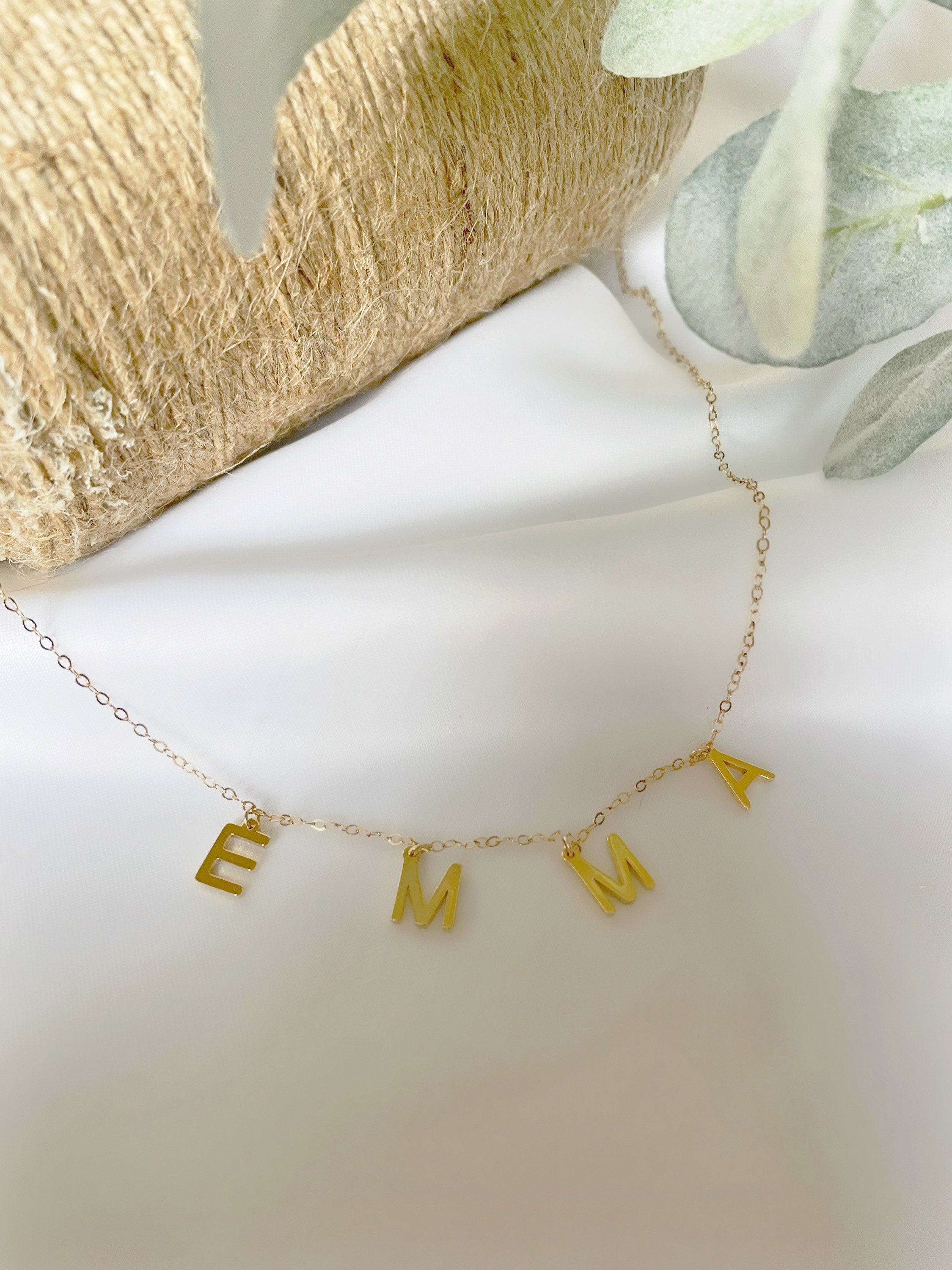 Name Necklace/initial Necklace/gift for Her/birthday - Etsy