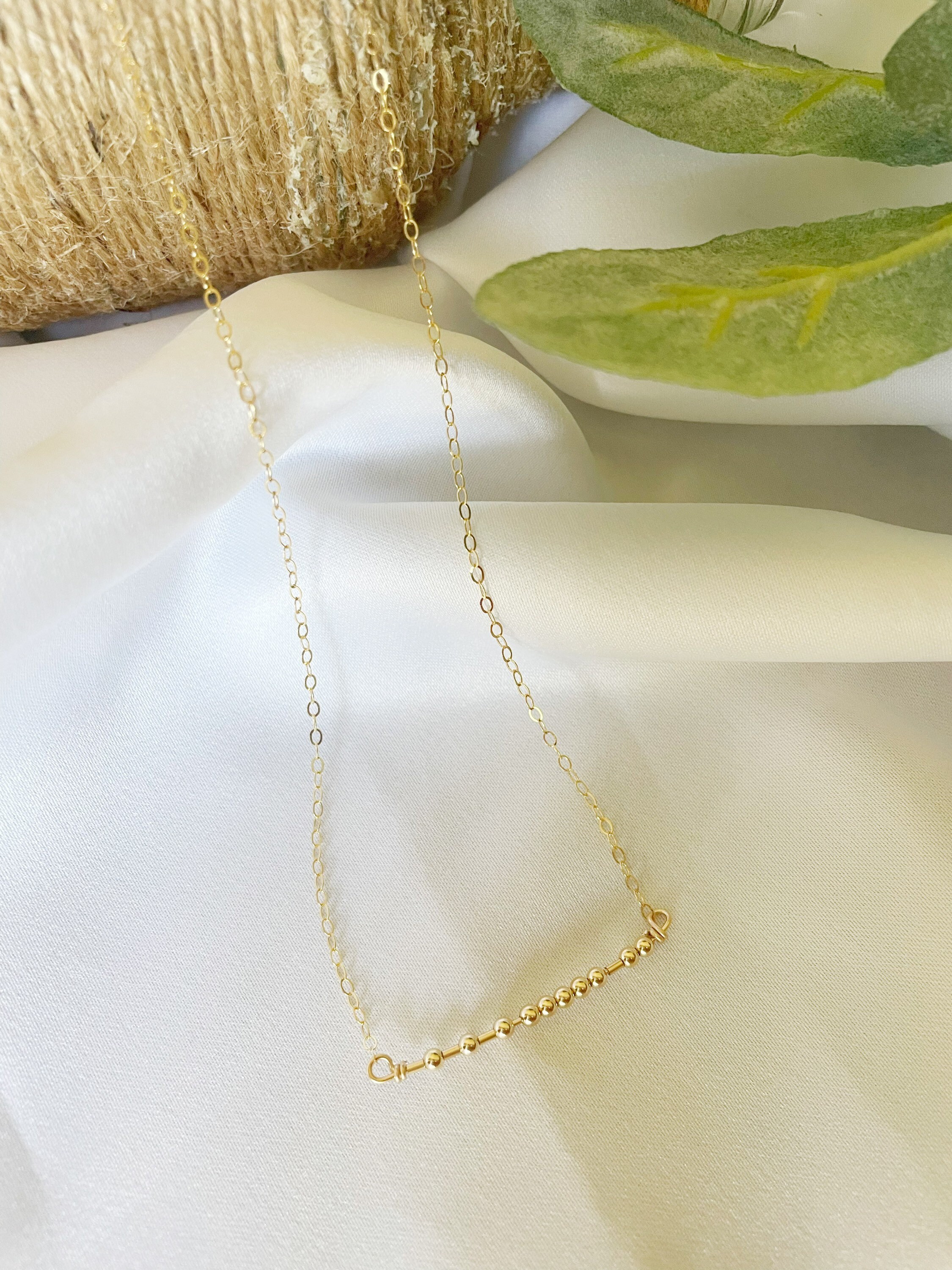 Morse Code Gold Filled Necklace/gift for Her/birthday Gift/bridesmaid ...