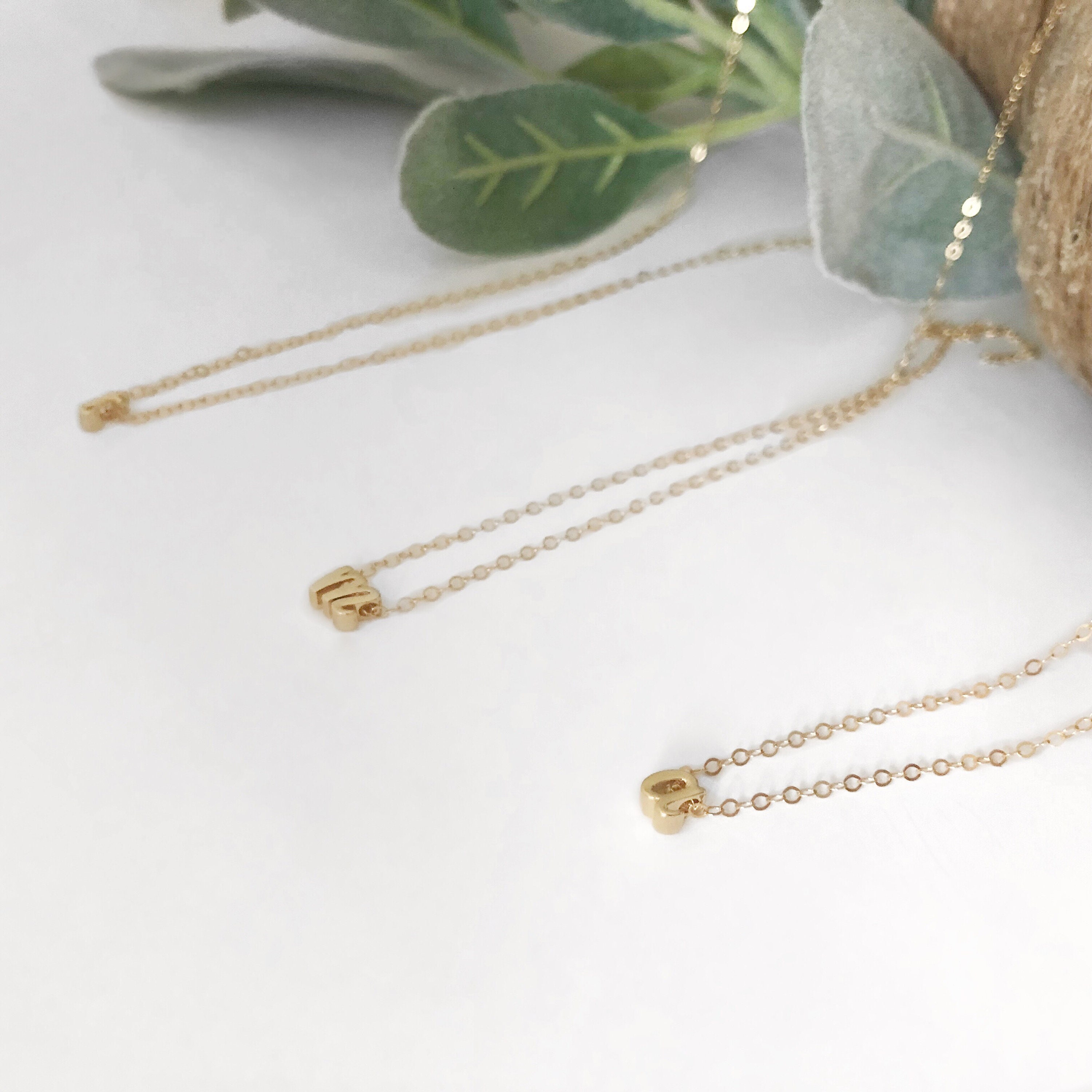 Tiny Initial Necklace/gift for Her/personalize/initial - Etsy