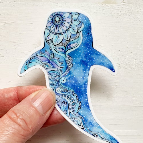 Whale Shark Decal Waterproof Vinyl Sticker Laptop Decal - Etsy