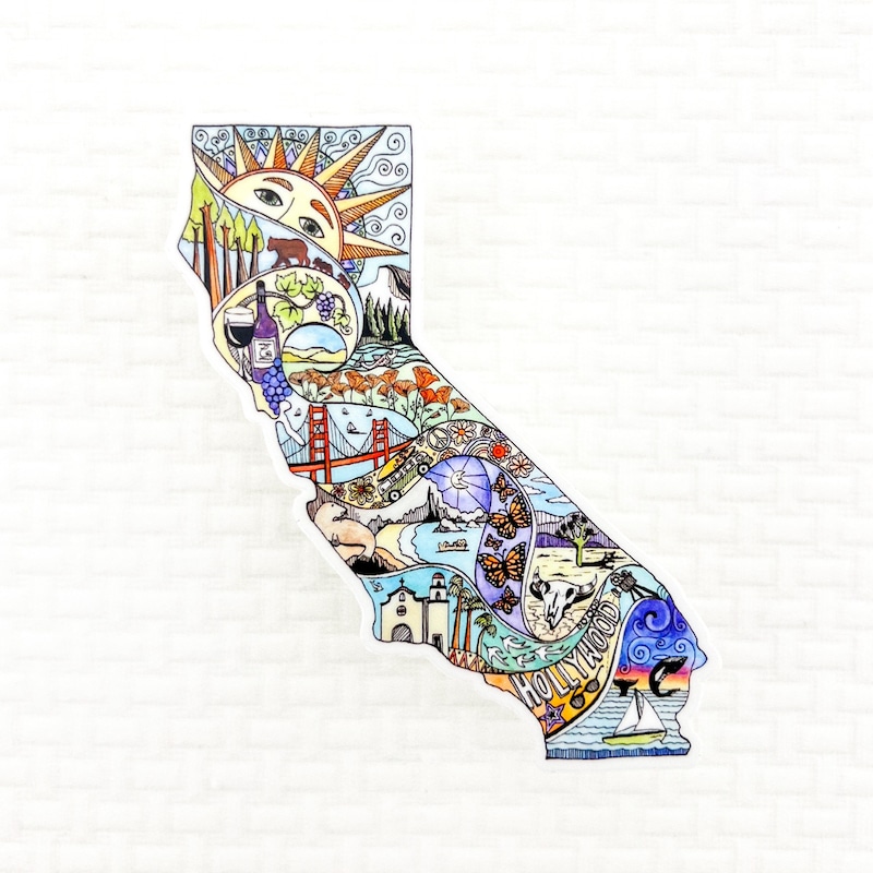 California Decal - Etsy