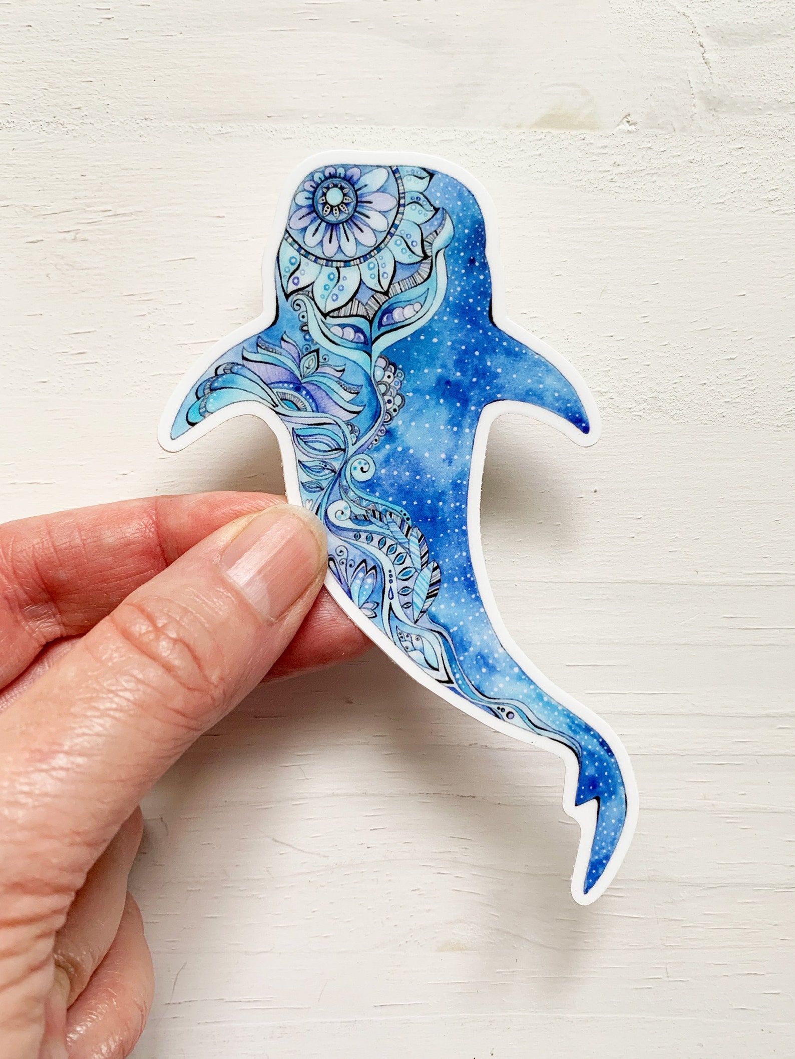 Whale Shark Decal Waterproof Vinyl Sticker Laptop Decal | Etsy