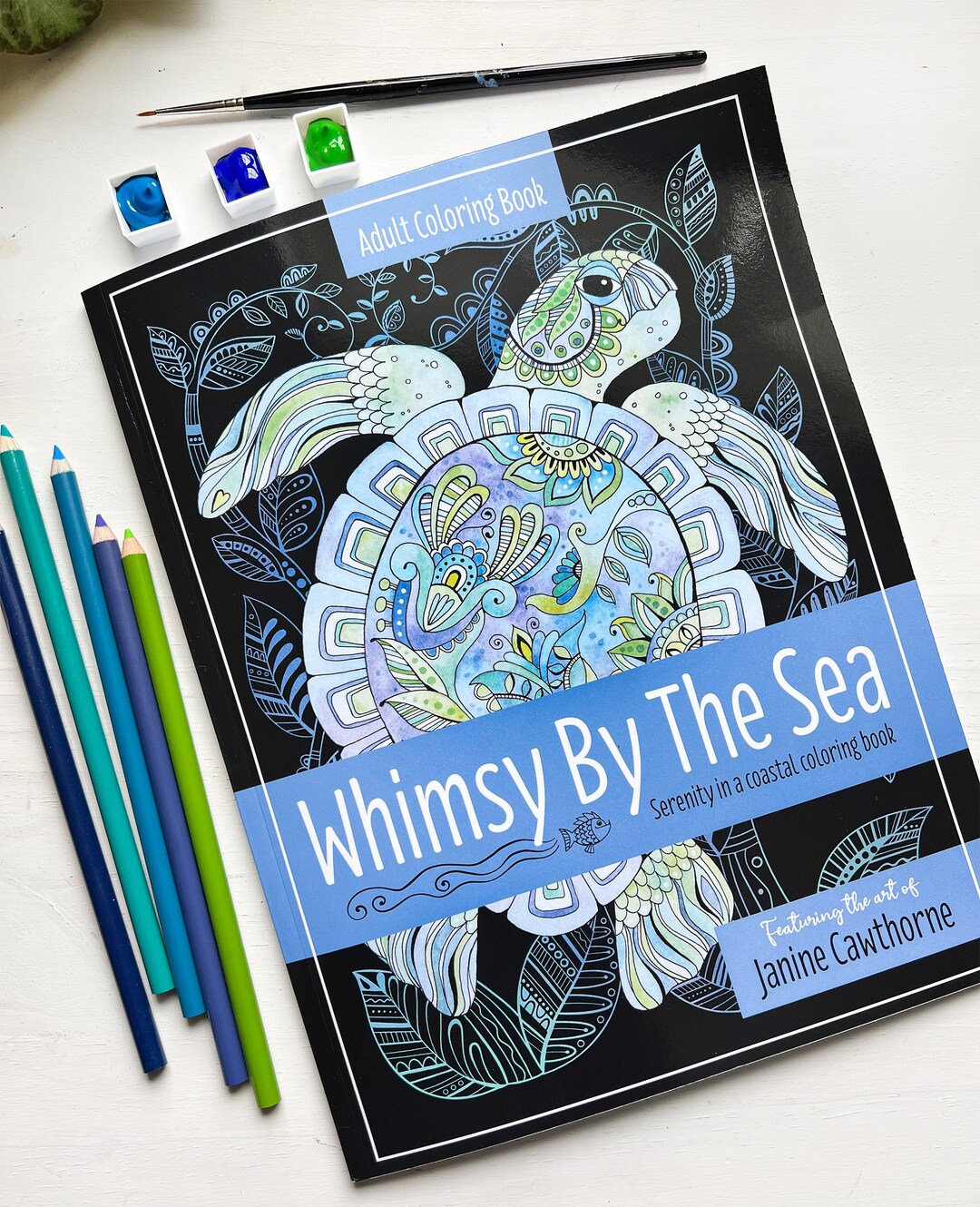 Sea Creature Adult Coloring Book: Beautiful Ocean Creatures for ...
