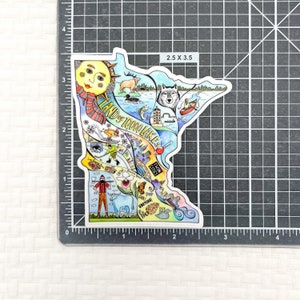 Minnesota Vinyl Sticker, Minnesota Decal, Laptop Decal, Phone Decal ...