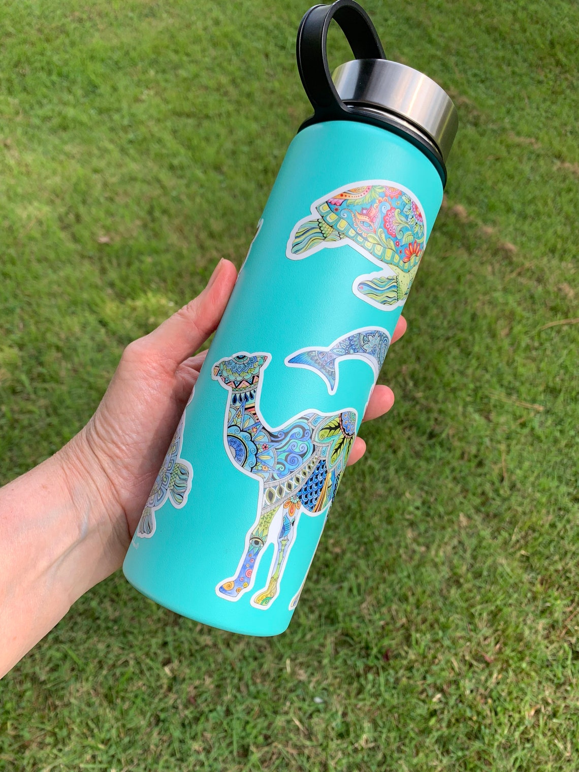 Camel Vinyl Sticker, Camel Decal, Zentangle Camel, Laptop Decal, Camel ...