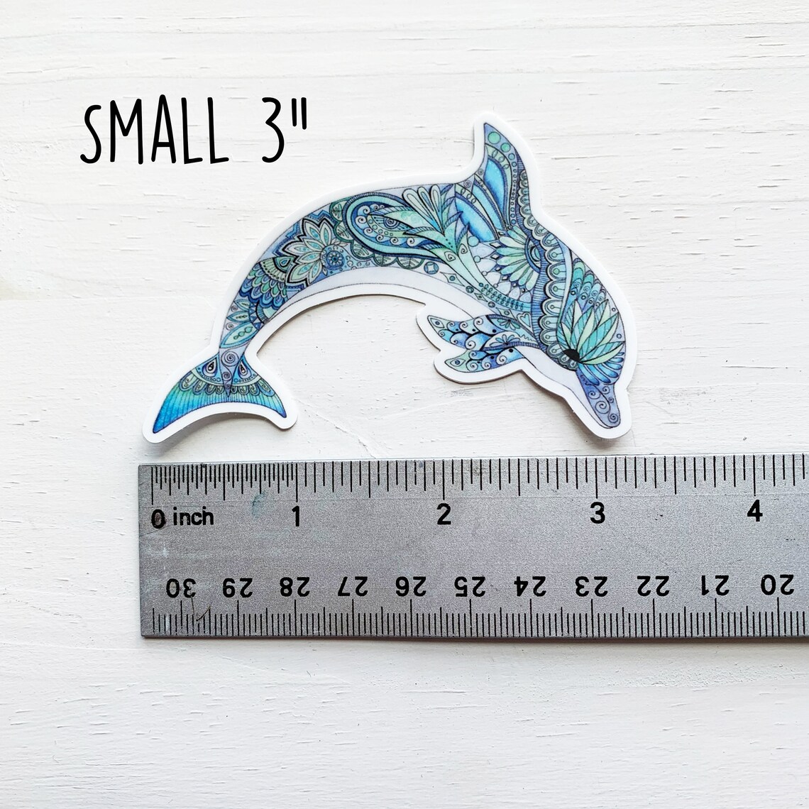 Dolphin Vinyl Sticker Dolphin Decal Laptop Decal Phone | Etsy