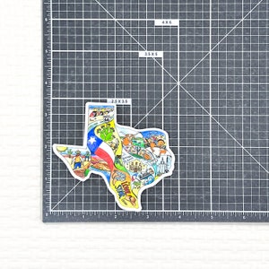 Texas Vinyl Sticker, Texas Decal, Laptop Decal, Phone Decal, Texas Map ...