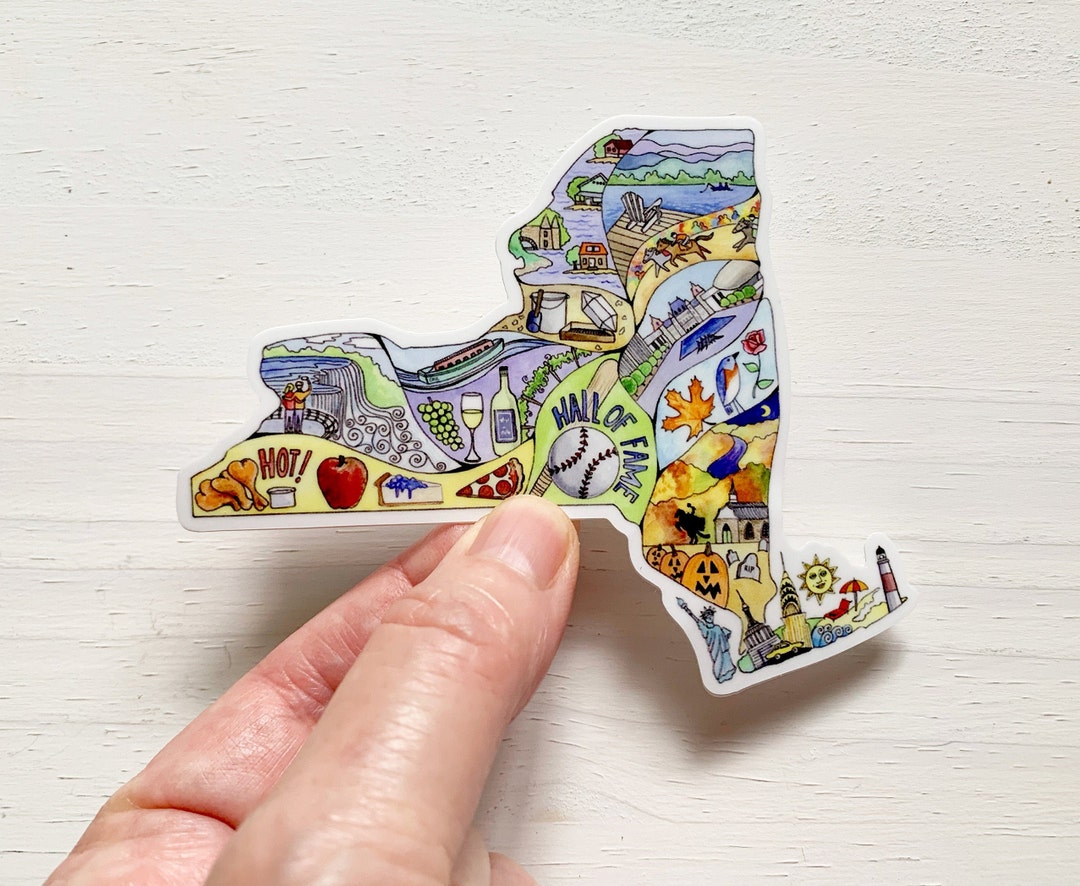 New York Vinyl Sticker New York Decal Laptop Decal Phone - Etsy