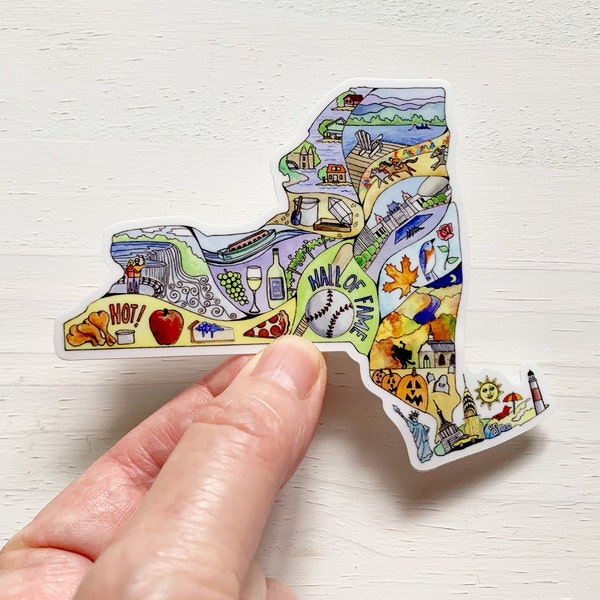 New York Sticker - Etsy
