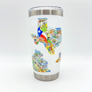 Texas Vinyl Sticker, Texas Decal, Laptop Decal, Phone Decal, Texas Map ...
