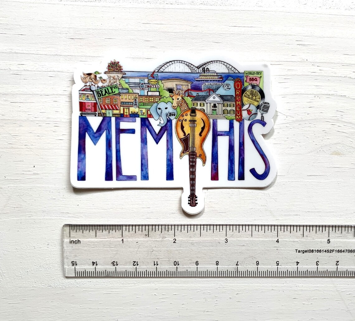 Memphis Vinyl Sticker Memphis Decal Laptop Decal Phone - Etsy