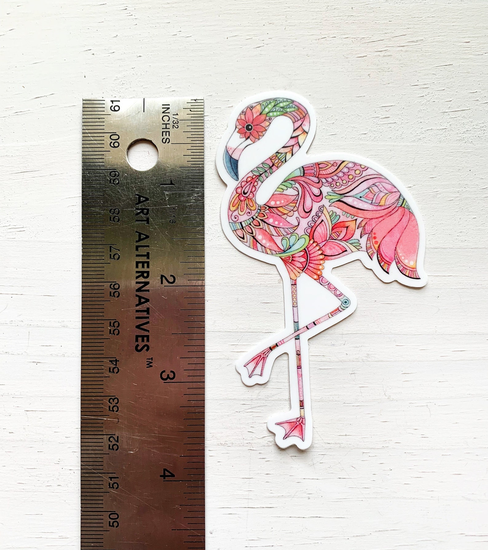 Flamingo Decal, Flamingo Vinyl Sticker, Stickers for Water Bottles ...