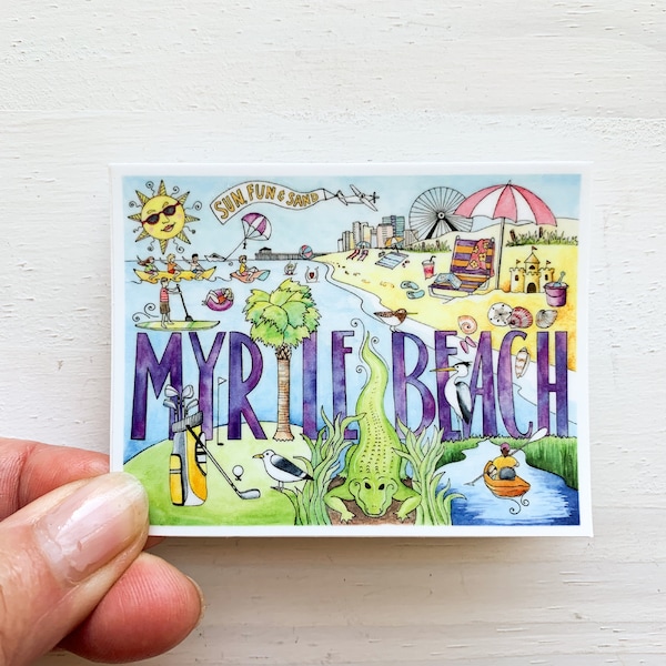 Beach Car Decal - Etsy