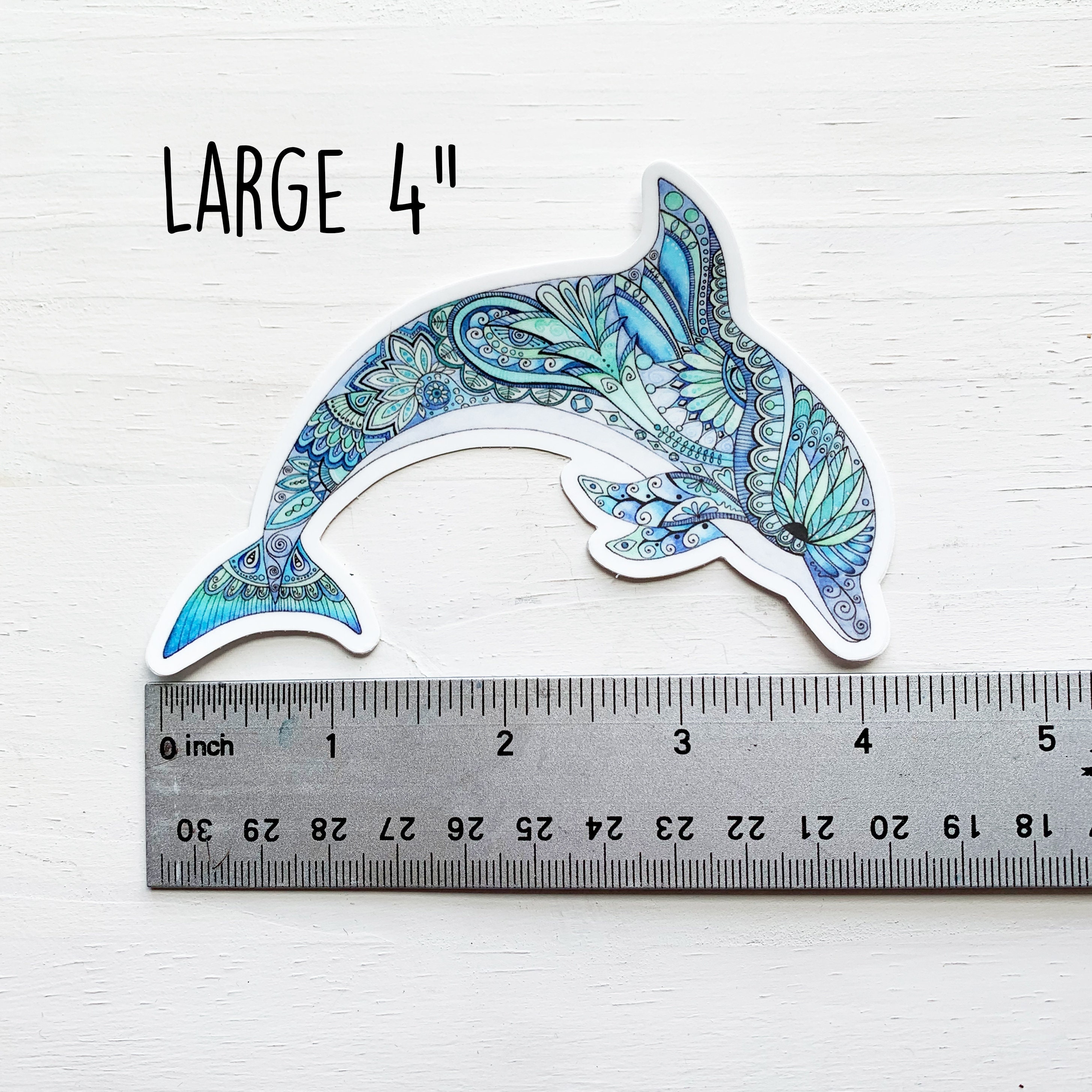 Dolphin Vinyl Sticker Dolphin Decal Laptop Decal Phone | Etsy