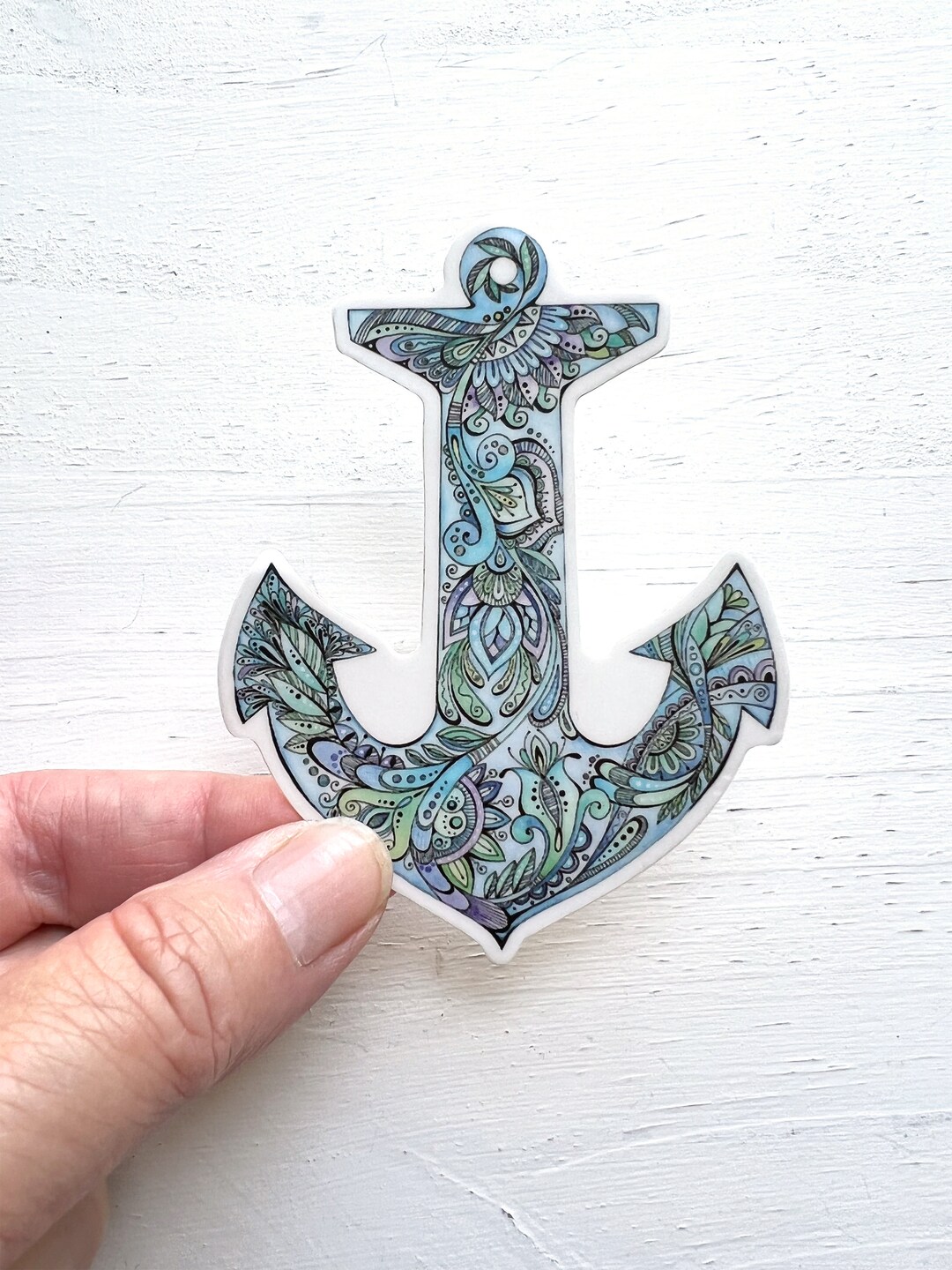 Anchor Vinyl Sticker Laptop Decal Navy Anchor Sticker Sea Anchor Car Decal Water Bottle