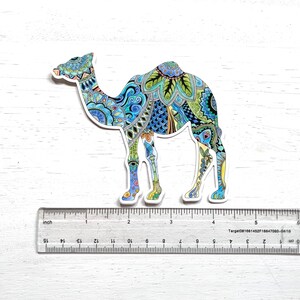 Camel Vinyl Sticker, Camel Decal, Zentangle Camel, Laptop Decal, Camel ...