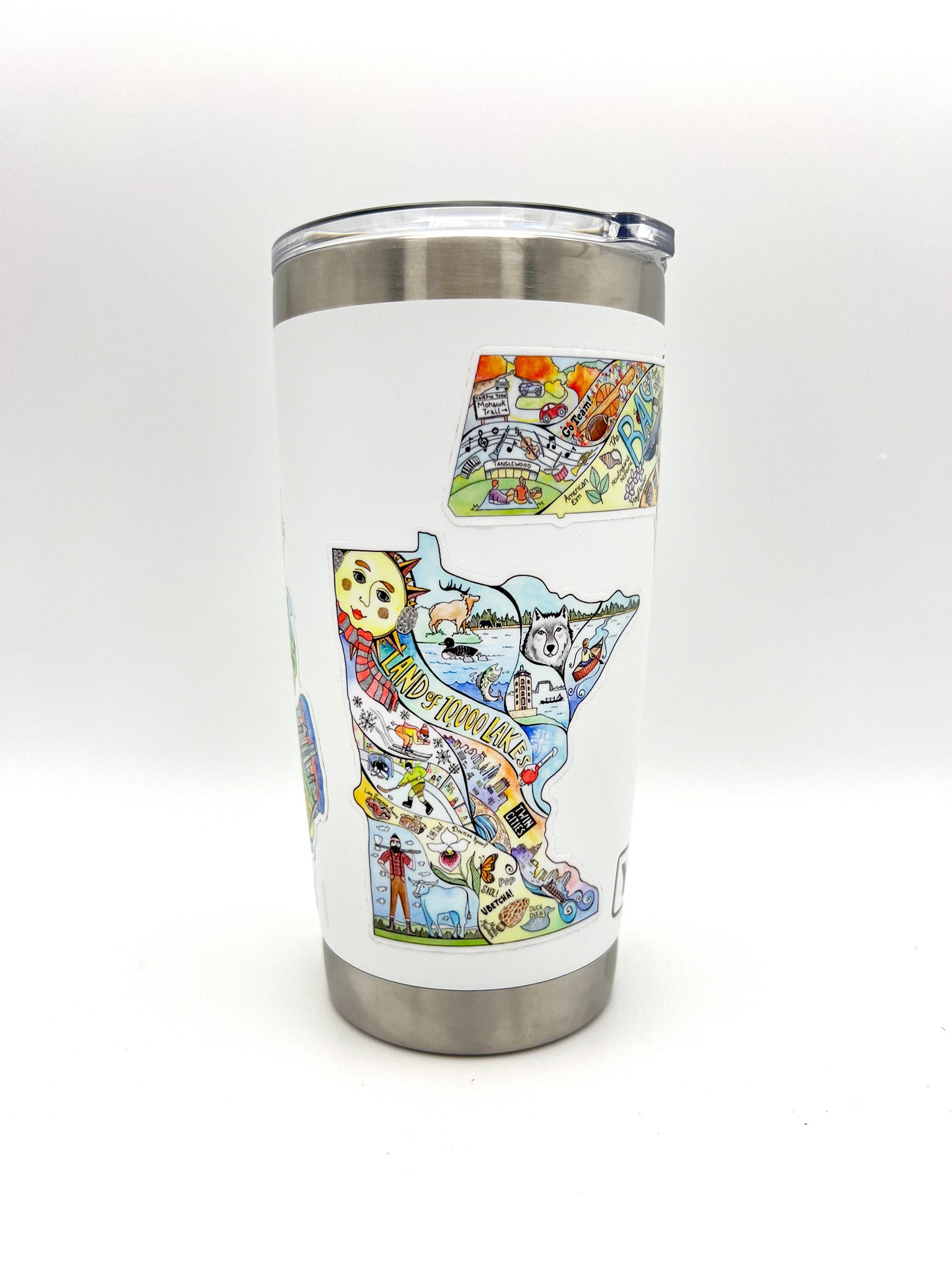 Minnesota Vinyl Sticker, Minnesota Decal, Laptop Decal, Phone Decal ...