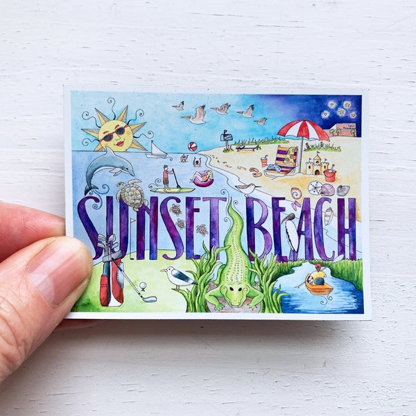 Sunset Beach - Etsy