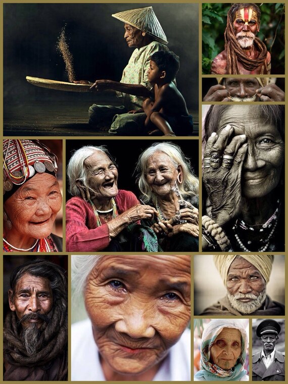 Happy Faces Of People Collage