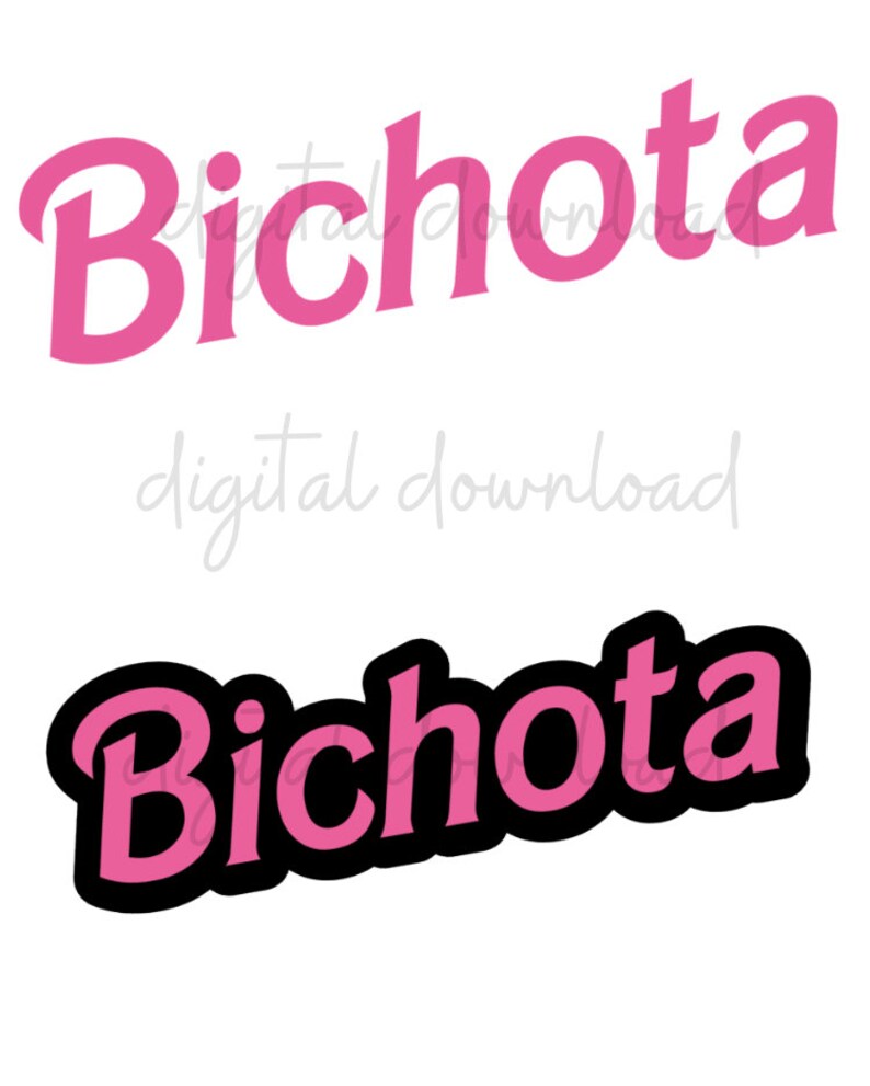 Karol G Barbi Font Bichota PNGSVG Jpg File - Etsy Ireland