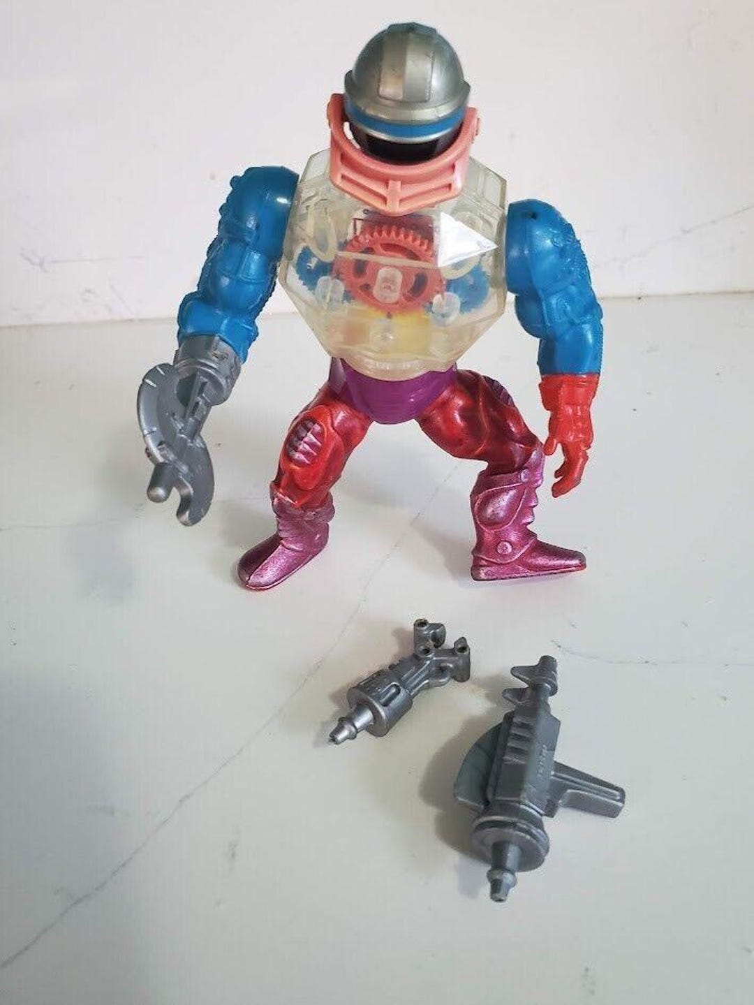 Roboto He-man Masters of the Universe Motu 1984 Mattel 100% Complete ...