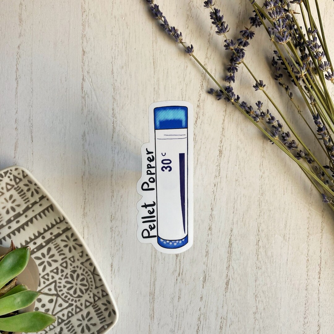 Homeopathic Sticker Pellet Popper Naturopath, Holistic, Pellets, Nurse ...
