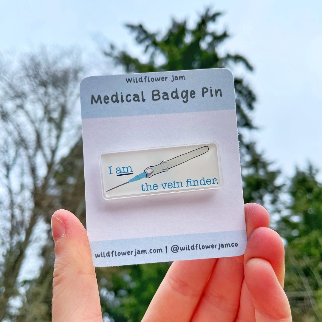Medical Pin, BSN Pin, Nursing Student Pin, Phlebotomist Badge Pin ...