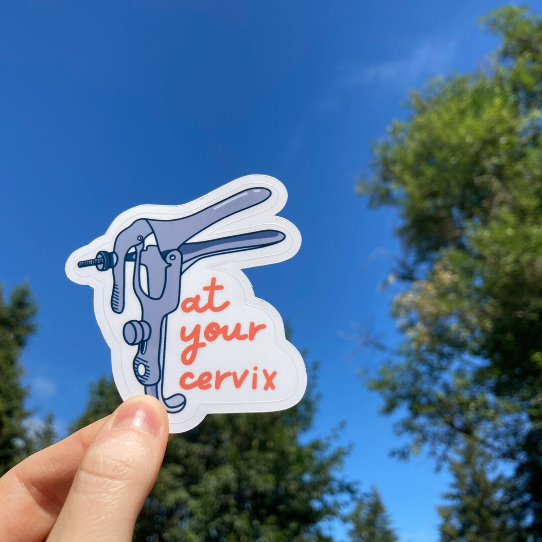 At Your Cervix Sticker: Funny OBGYN Midwife Gift - Etsy