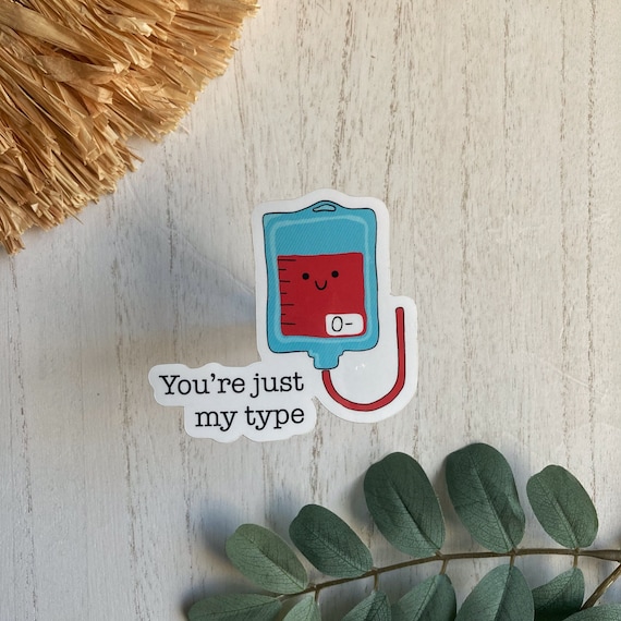 Blood Bag Sticker Phlebotomist Nursing Student Gifts - Etsy