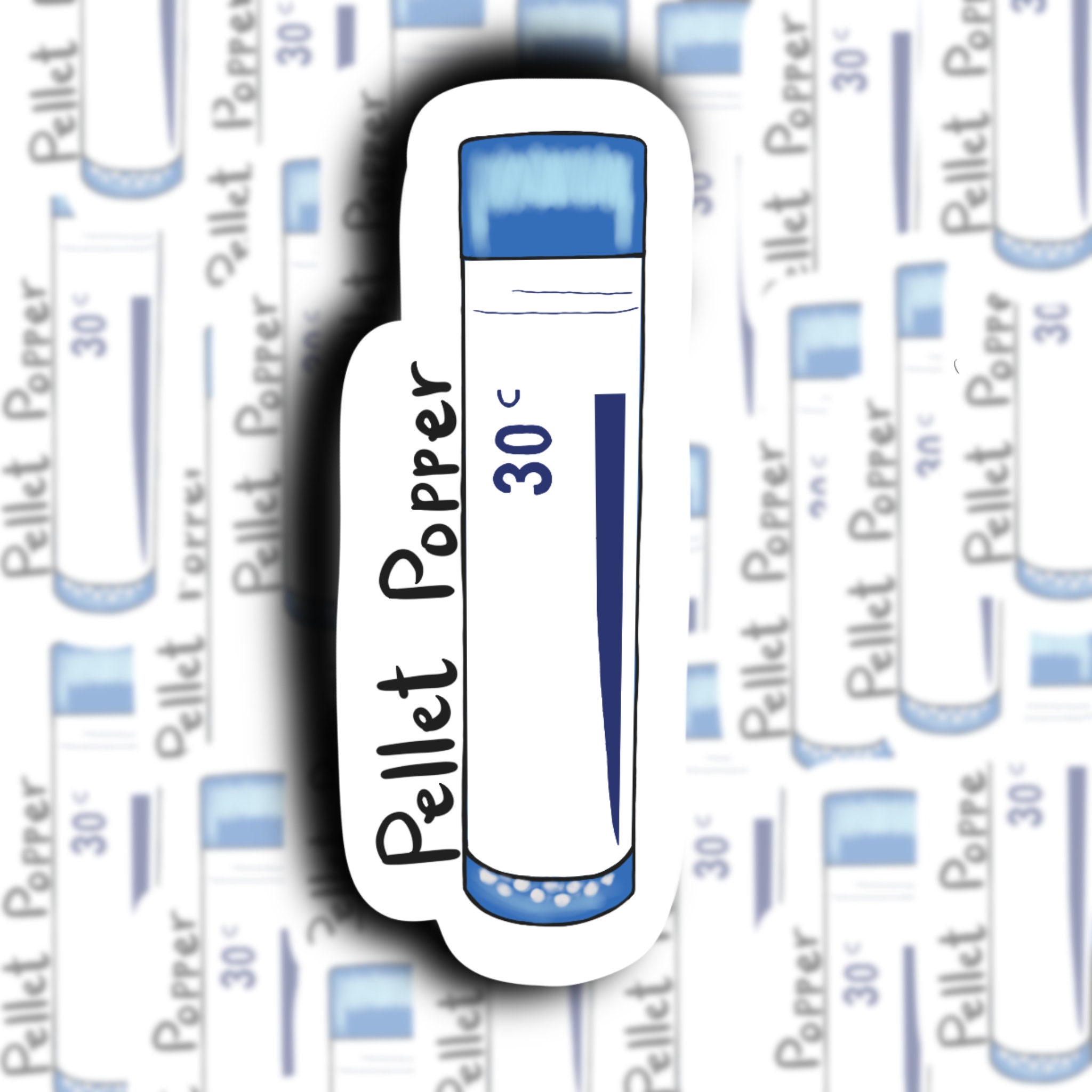 Homeopathic Sticker Pellet Popper Naturopath, Holistic, Pellets, Nurse ...