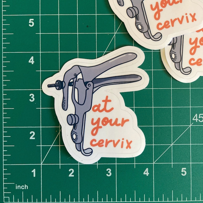 At Your Cervix Sticker: Funny OBGYN Midwife Gift - Etsy