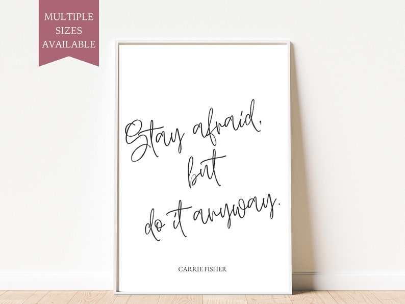 Inspirational Quote Printable Instant Download Motivational - Etsy