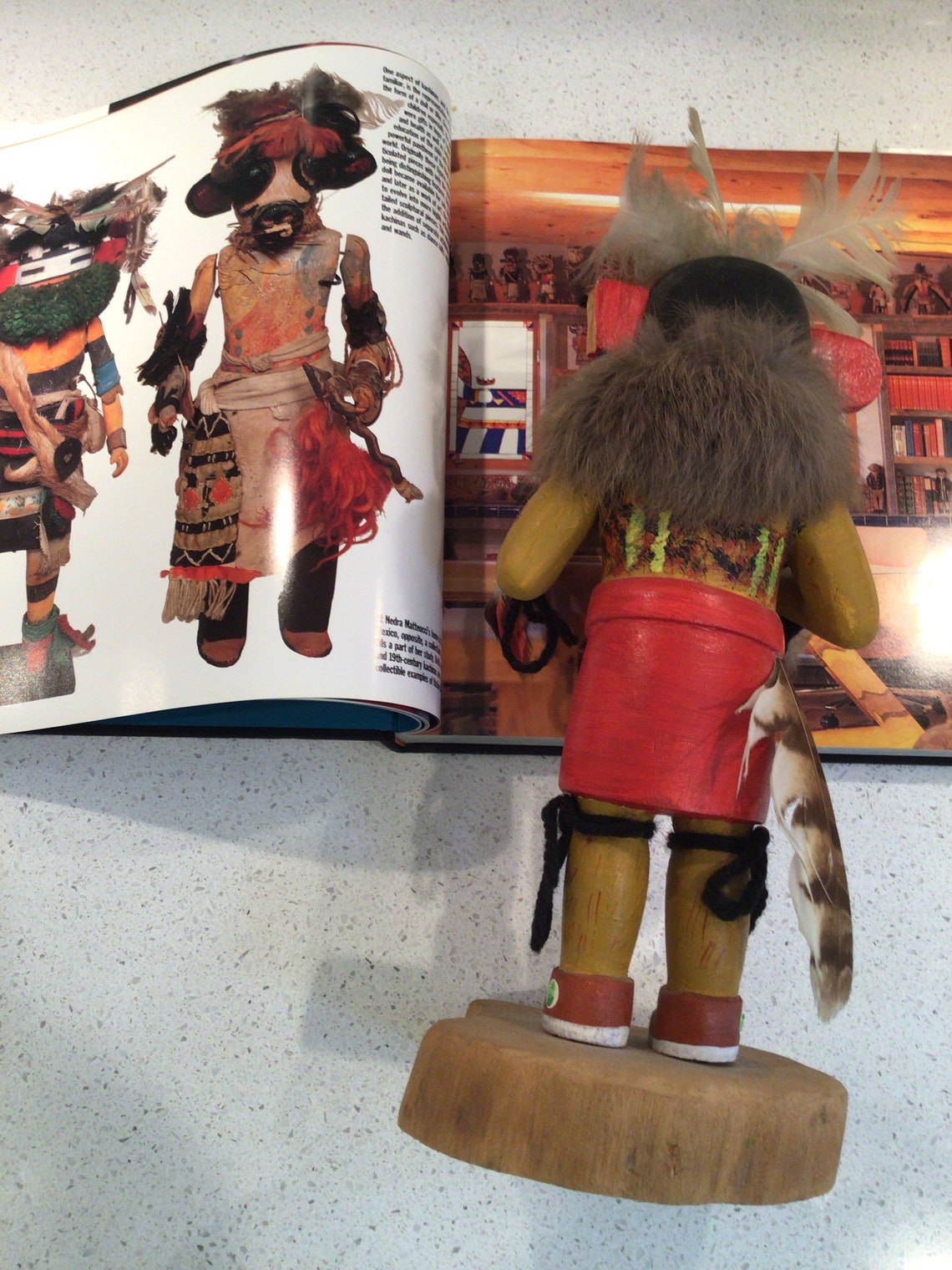 12 Inch Tall Hopi Kachina of Palavitkuna or Red Kilt Runner by Arnold ...