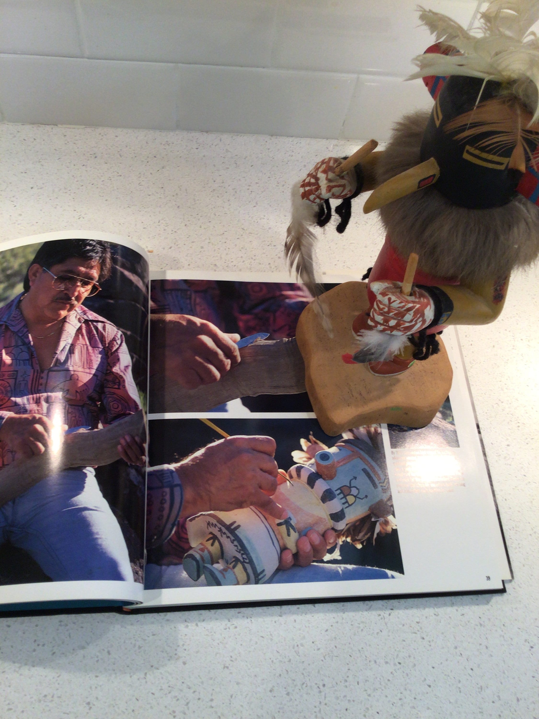 12 Inch Tall Hopi Kachina of Palavitkuna or Red Kilt Runner by Arnold ...