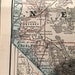 Map of the State of Nevada, 10 X 14, Hand Tinted Circa 1890 From an Old ...