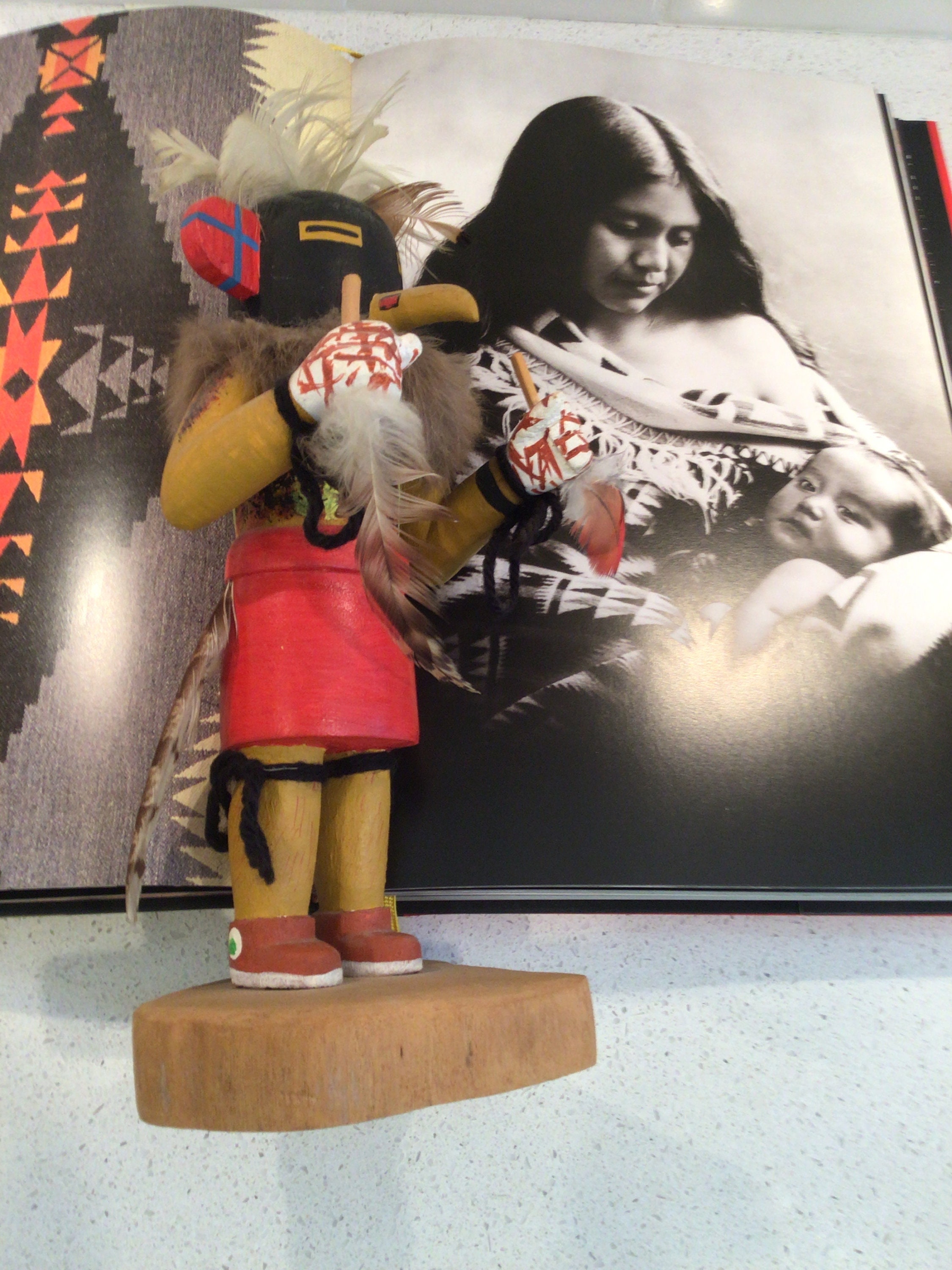 12 Inch Tall Hopi Kachina of Palavitkuna or Red Kilt Runner by Arnold ...