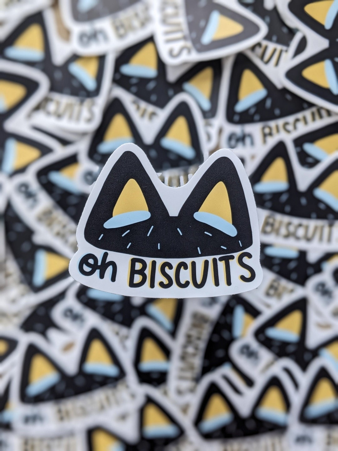 Bandit Heeler Funny Dad Sticker | Oh Biscuits Blue Heeler Water ...