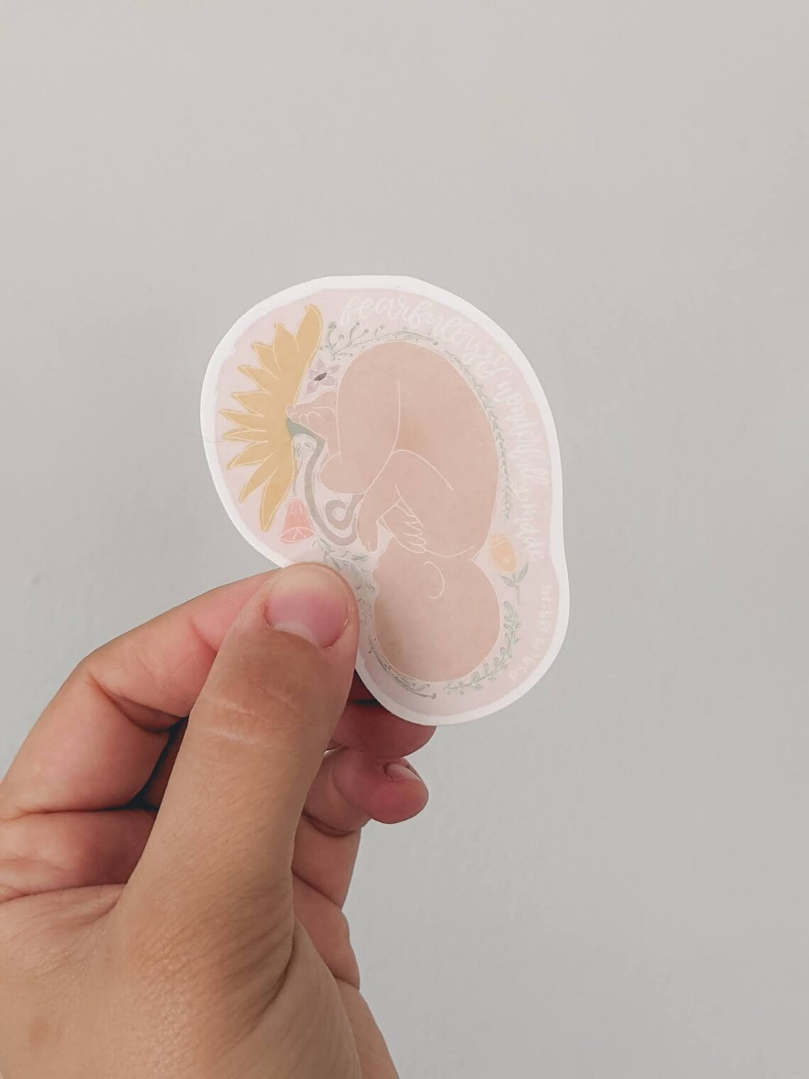 Unborn Baby in Womb Sticker for Water Bottle Pro-life Decal - Etsy