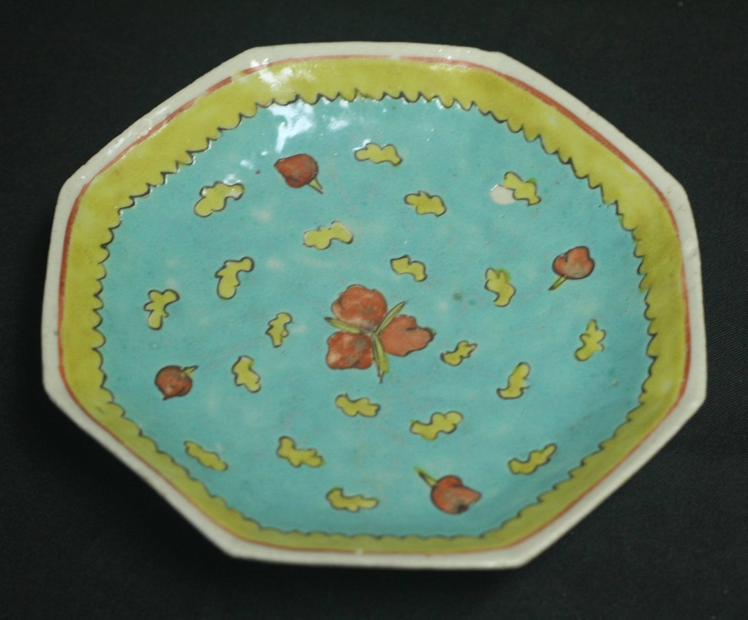 Antique Chinese Tongzhi Painted Dish, Famille Rose, Octagonal Shape ...