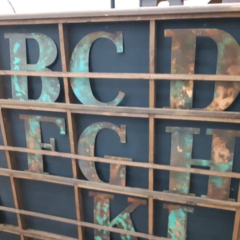 Metal Letters - Etsy