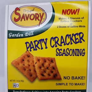 Cracker Seasoning * Seasonings *savory Crackers*gardendill Cracker ...