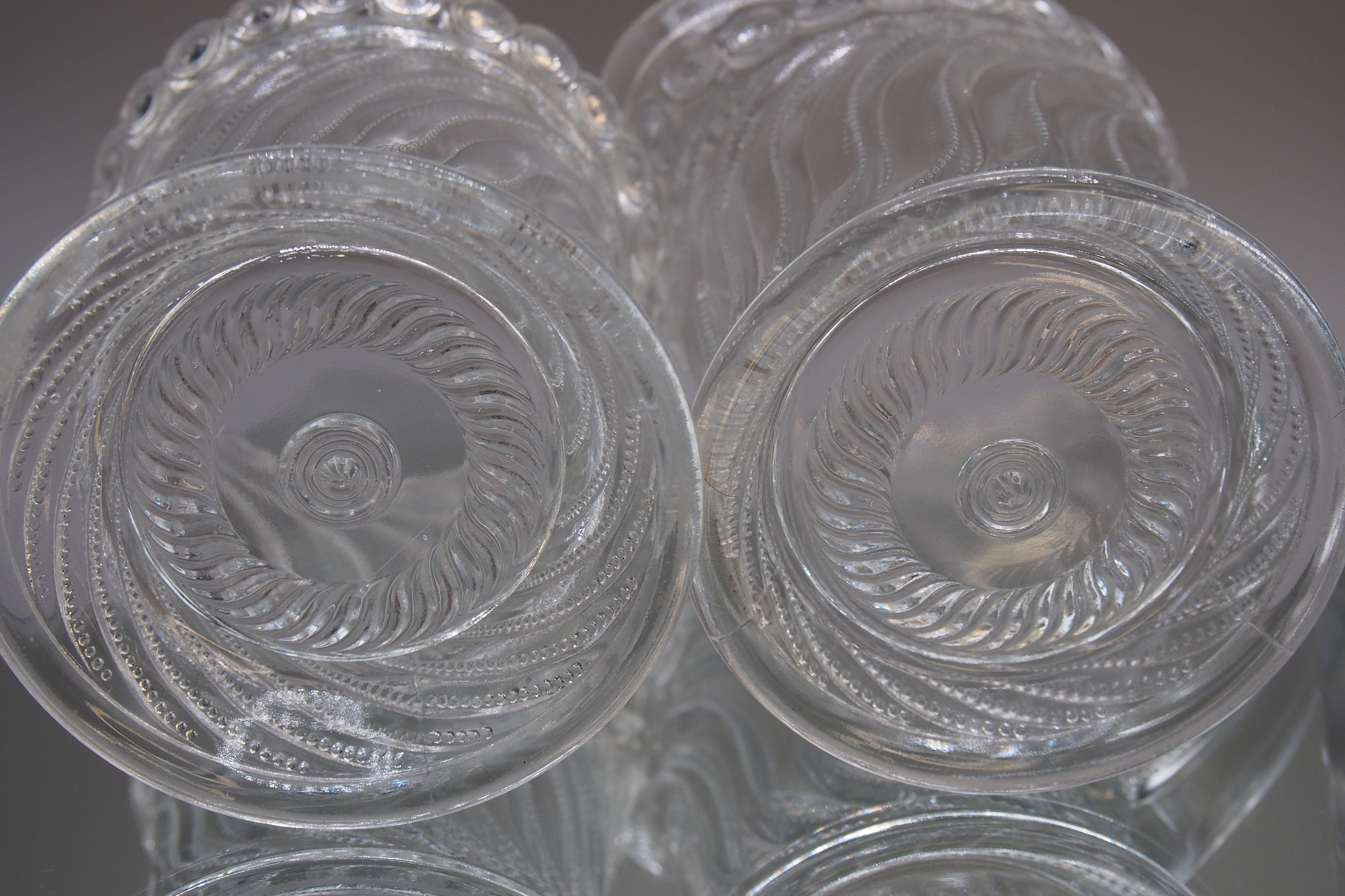 Early American Pattern Glass1904 US Glass Co Beaded Swirl - Etsy